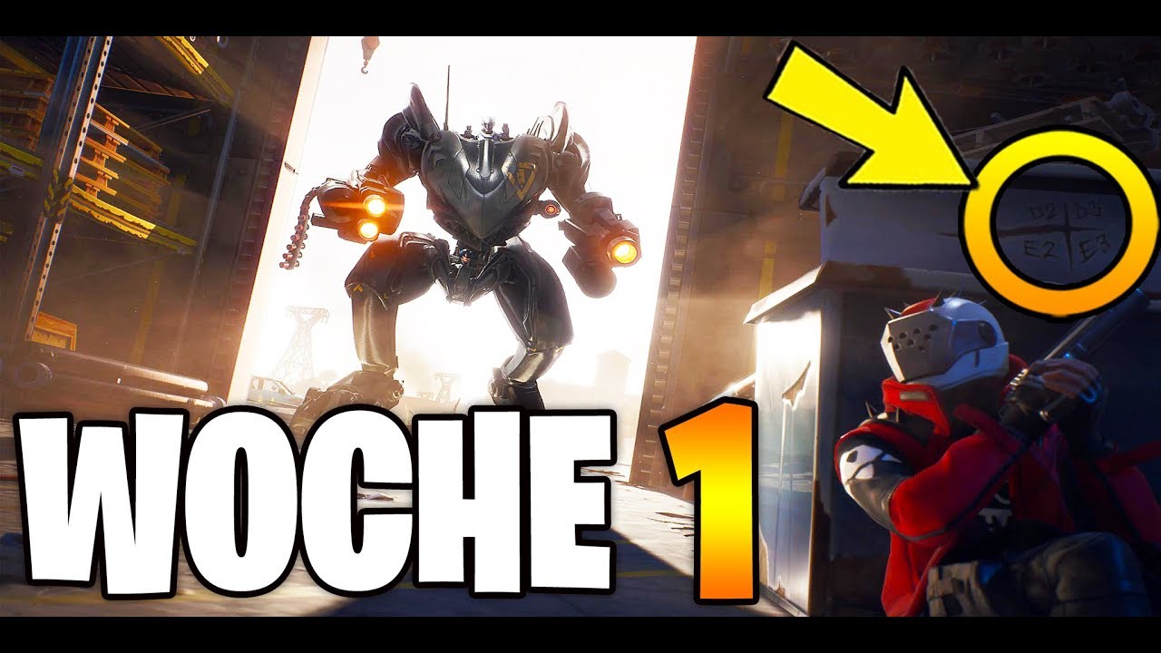 Fortnite Geheimer Battle Pass Stern Season 10 X Woche 1 Secret