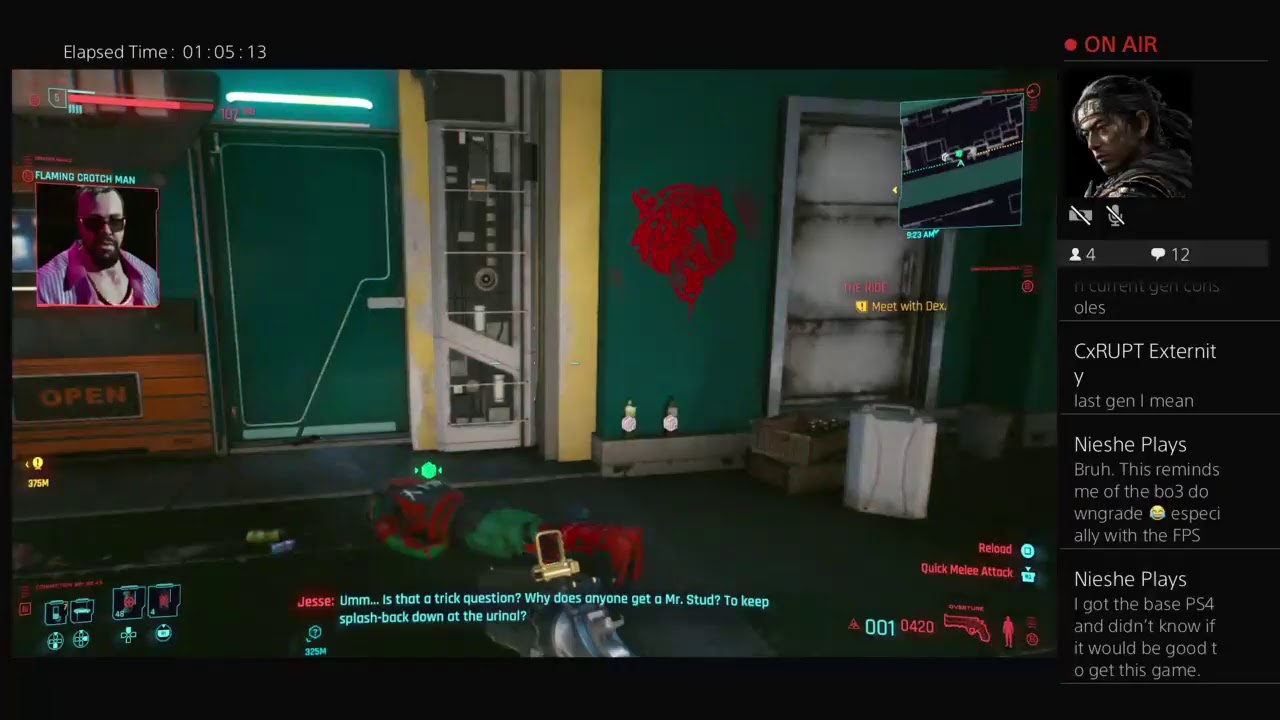 Cyberpunk 2077 base ps4 session - YouTube