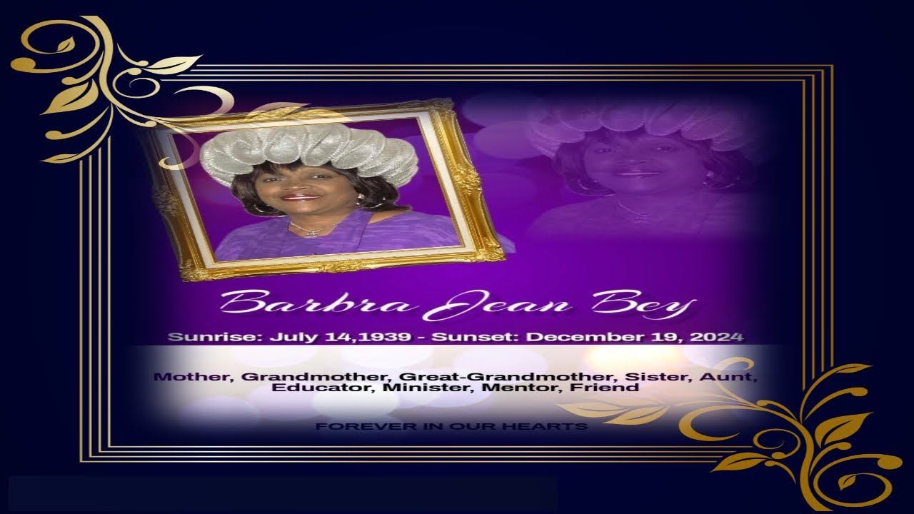 Celebration of Life for Min. Barbara Bey - YouTube
