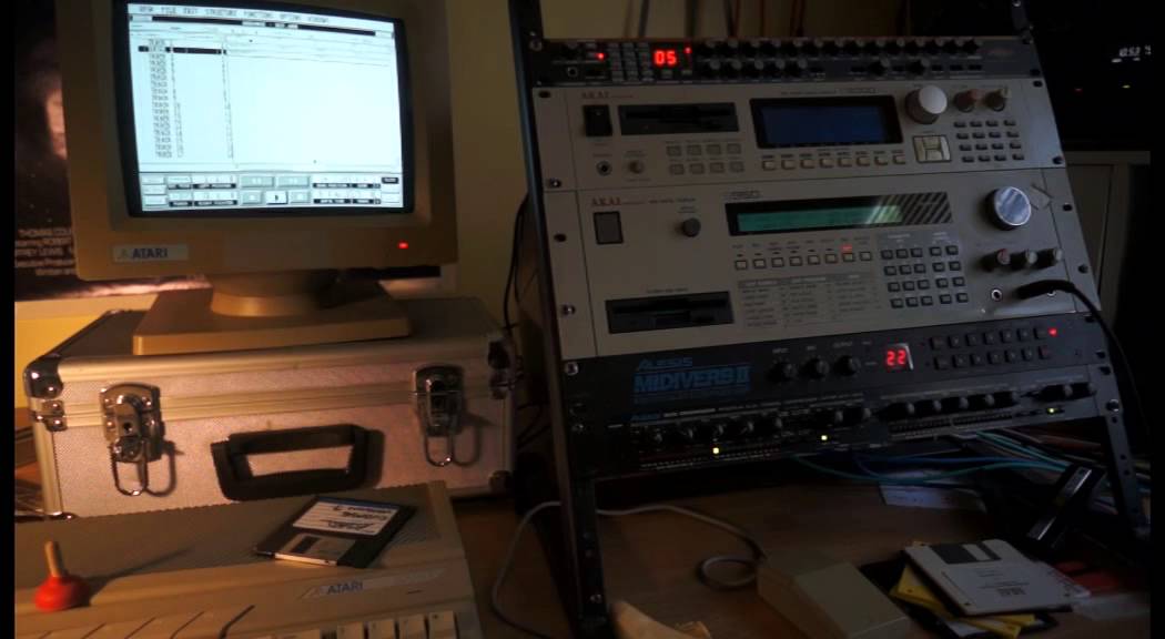 KF5 | ATARI ST | AKAI S950 - YouTube