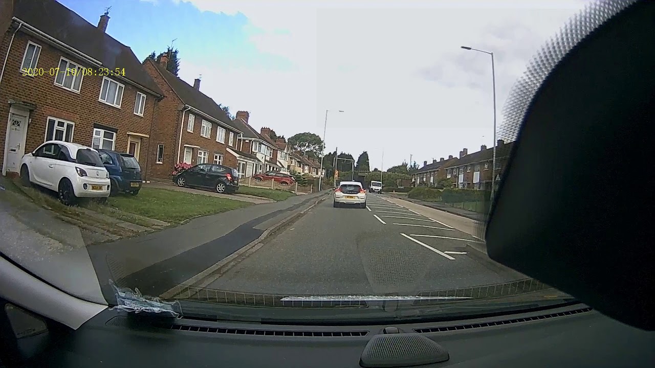 U-Turn at a mini roundabout - YouTube