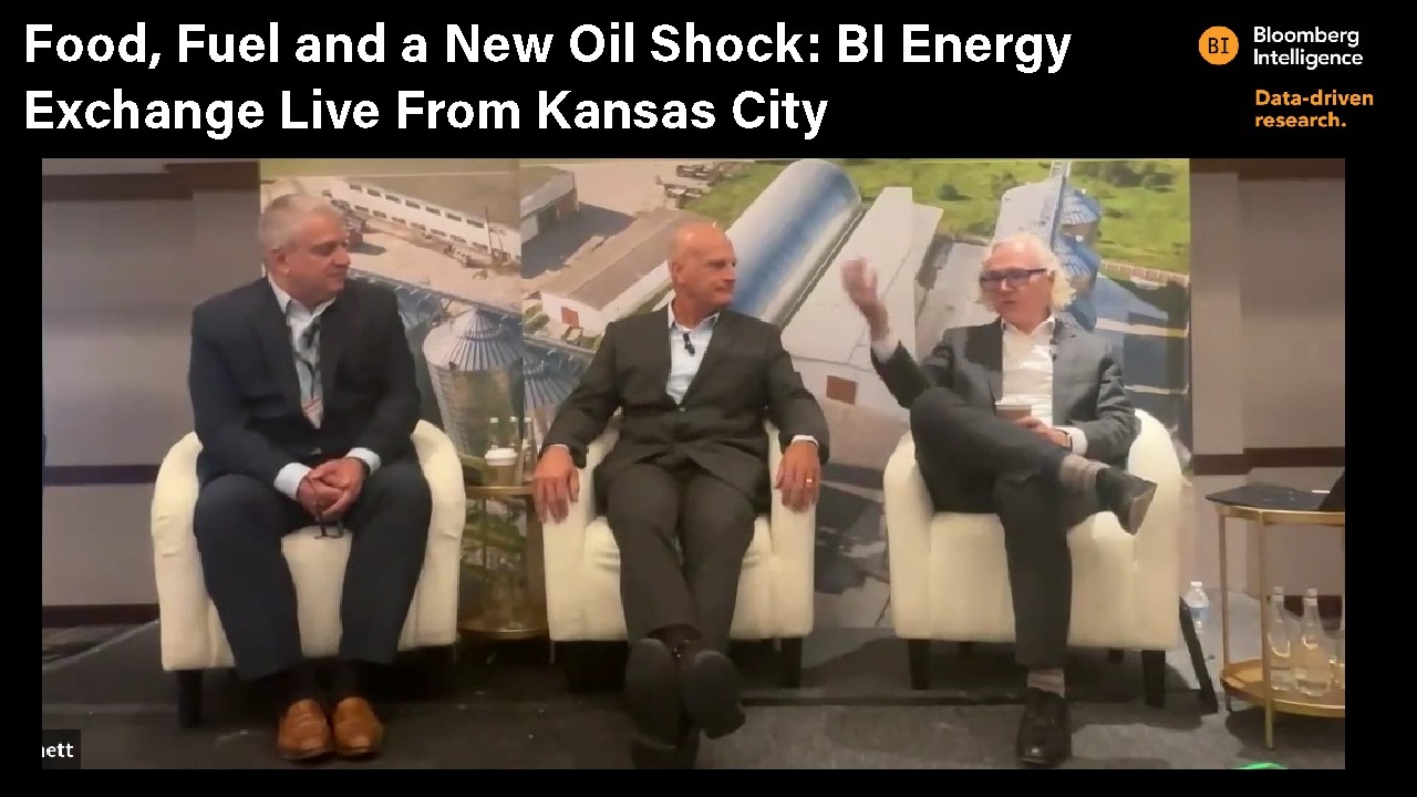 Food, Fuel and a New Oil Shock: BI Energy Exchange Live From Bloomberg ...