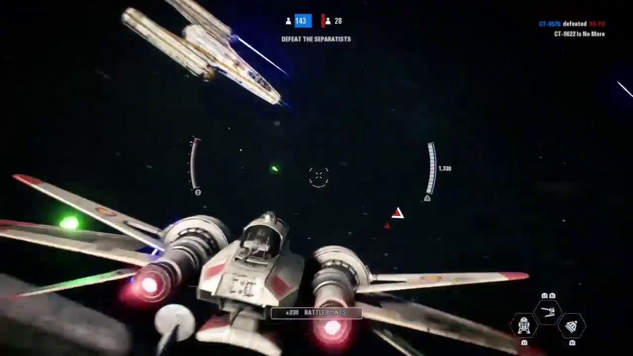 Star Wars Battlefront 2 Arcade Starfighter Assault Ryloth - YouTube