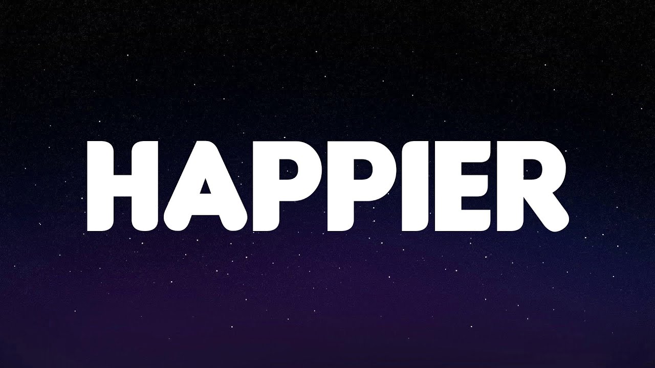 Olivia Rodrigo - Happier (Lyrics) - YouTube
