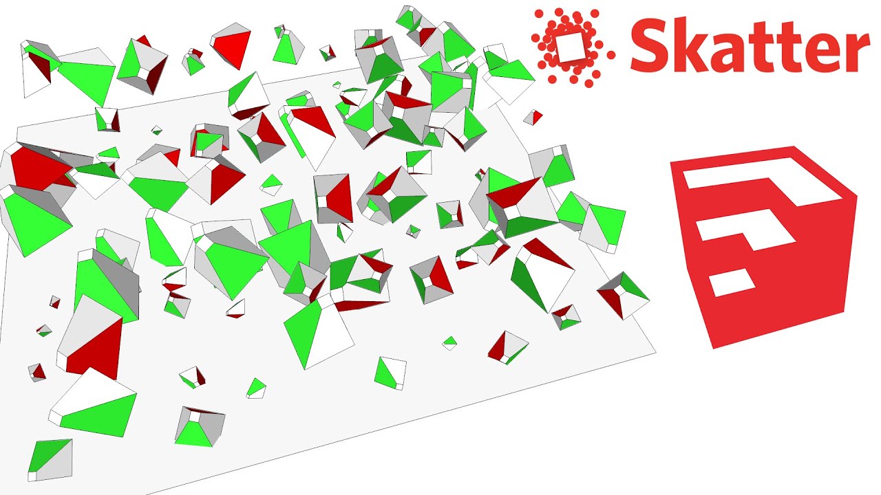 How to Use Skatter Plugin in SketchUp - Part 5 - YouTube