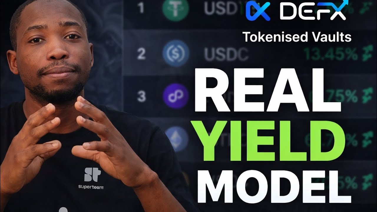 Defx Tokenised Vaults: A Real Yield Model for Perpetual Markets - YouTube