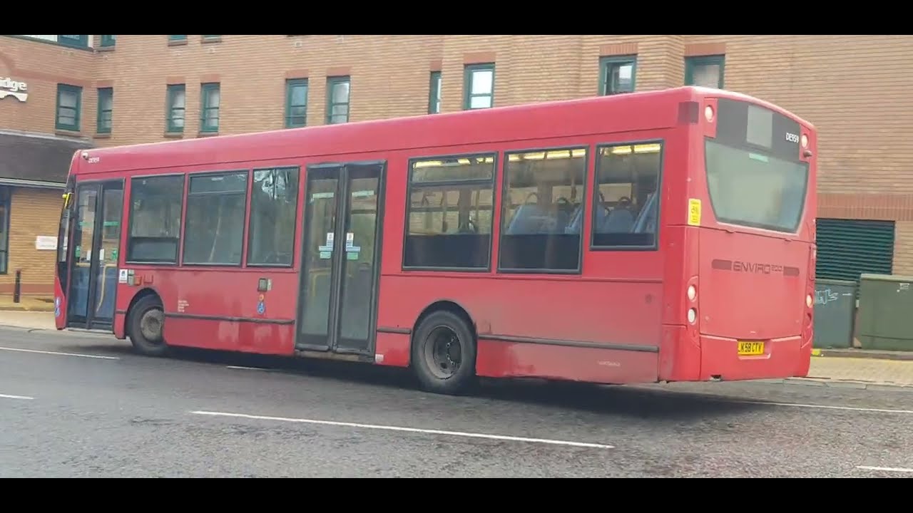 Here is the Red Enviro 200 bus in Guildford Train station Saturday 4 ...