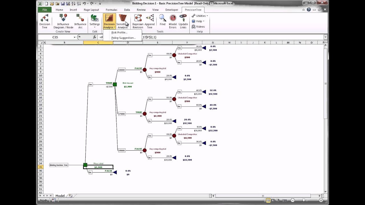 PrecisionTree - Ribbon Overview - YouTube
