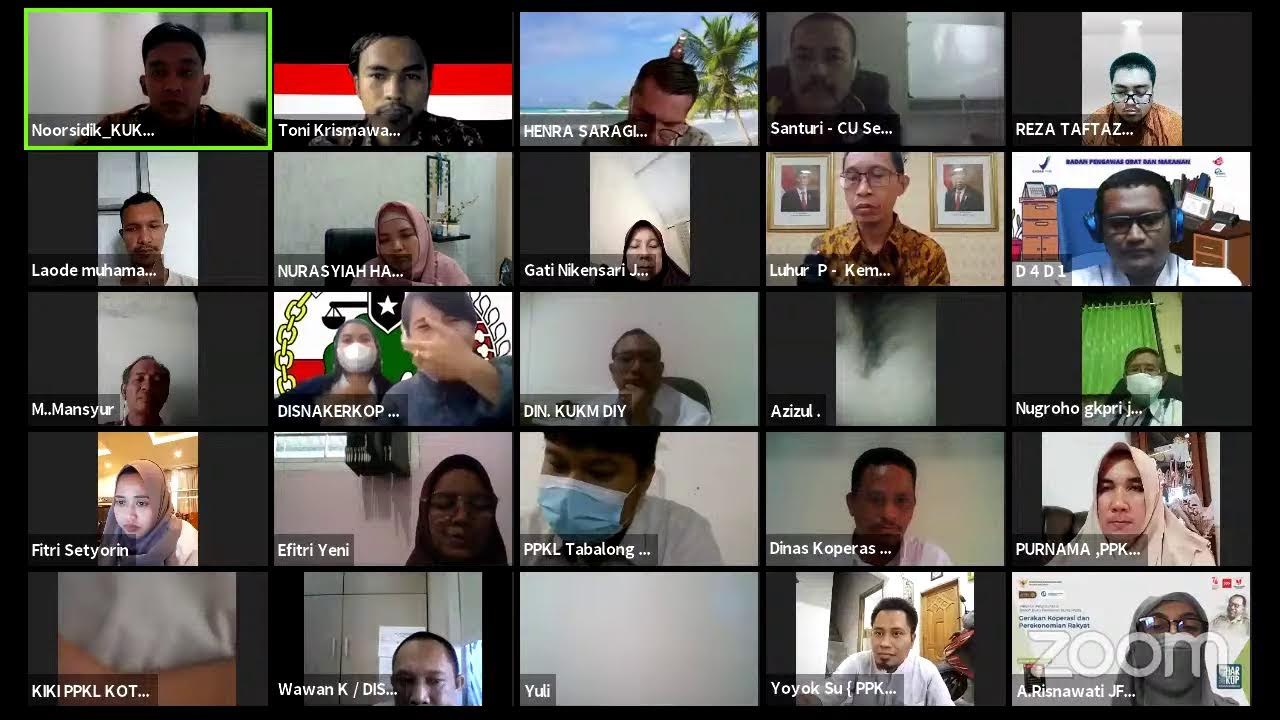 Sosialisasi PP7 Tahun 2021 Tentang Kemudahan, Perlindungan, dan Pemberdayaan Koperasi dan UMKM ...