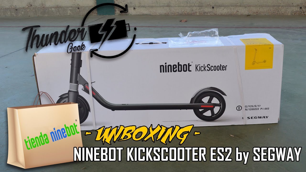 [UNBOXING] 🛴 Ninebot KickScooter ES2 by Segway - YouTube