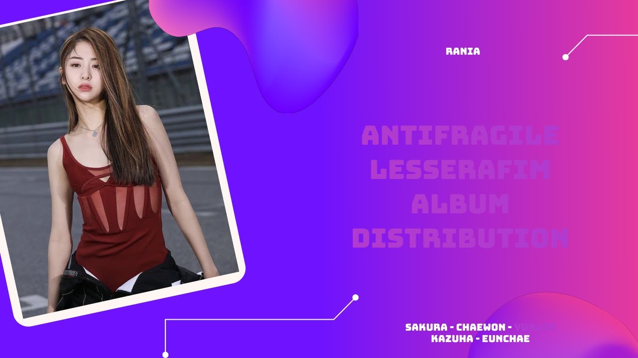 ANTIFRAGILE - LESSERAFIM (Album Distribution) - YouTube