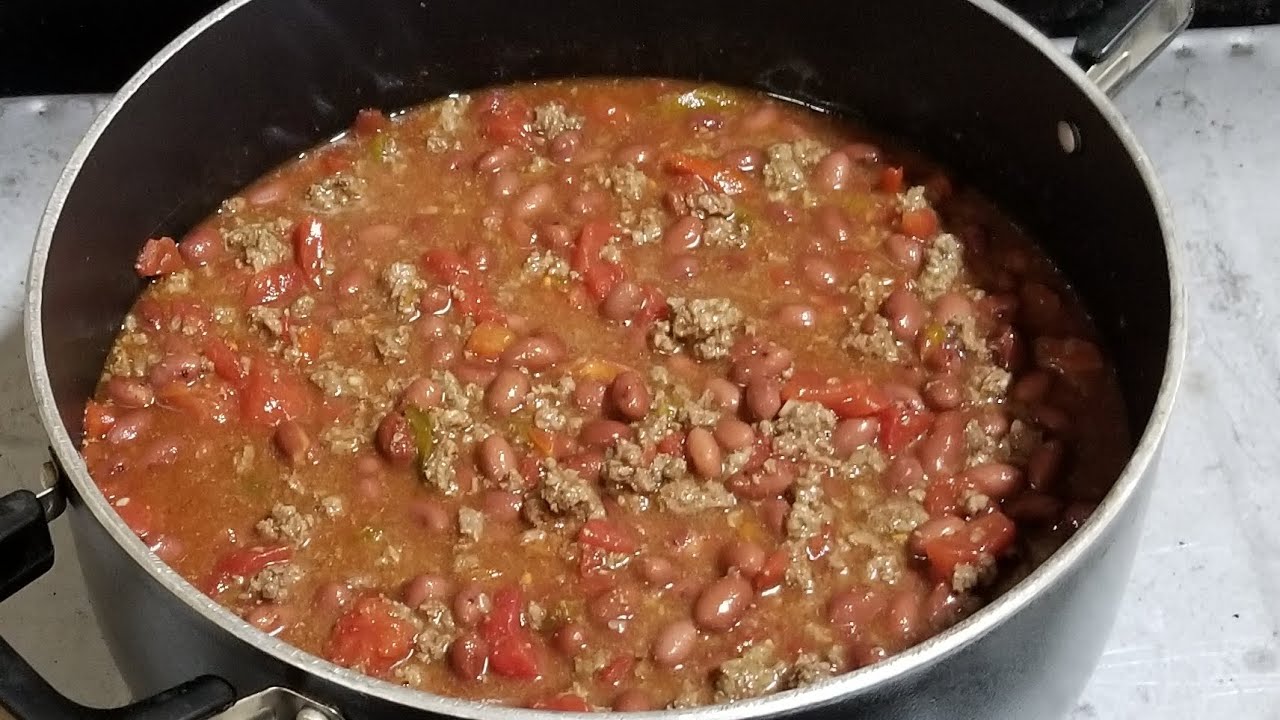 it's chilly outside so it's chili for dinner - YouTube