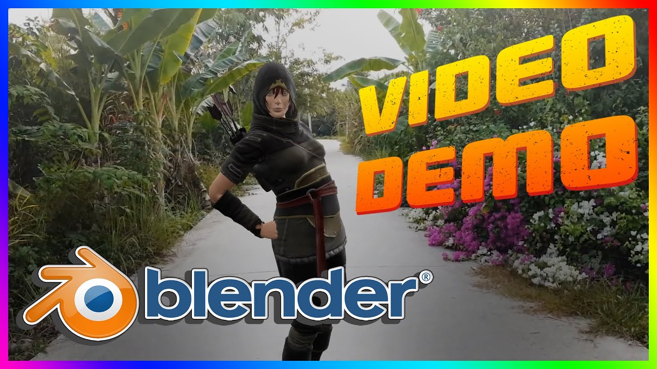 " Render Demo " - Model 3D kết hợp vào Video nền đã Tracking 3D Camera - YouTube