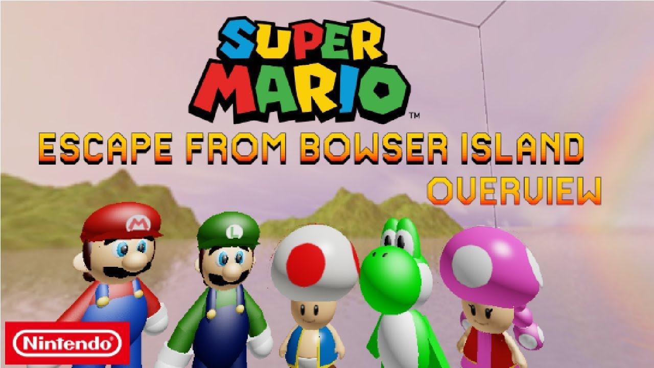 Super Mario: Escape From Bowser Island | Overview - YouTube