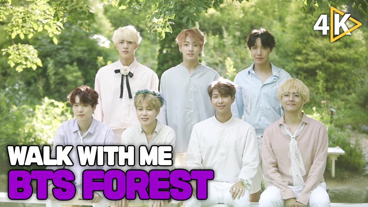 [4K,BGM] Walk with me, BTS forest, Korea / 양평에 방탄숲이 있다? BTS 화보 촬영지 함께 ...