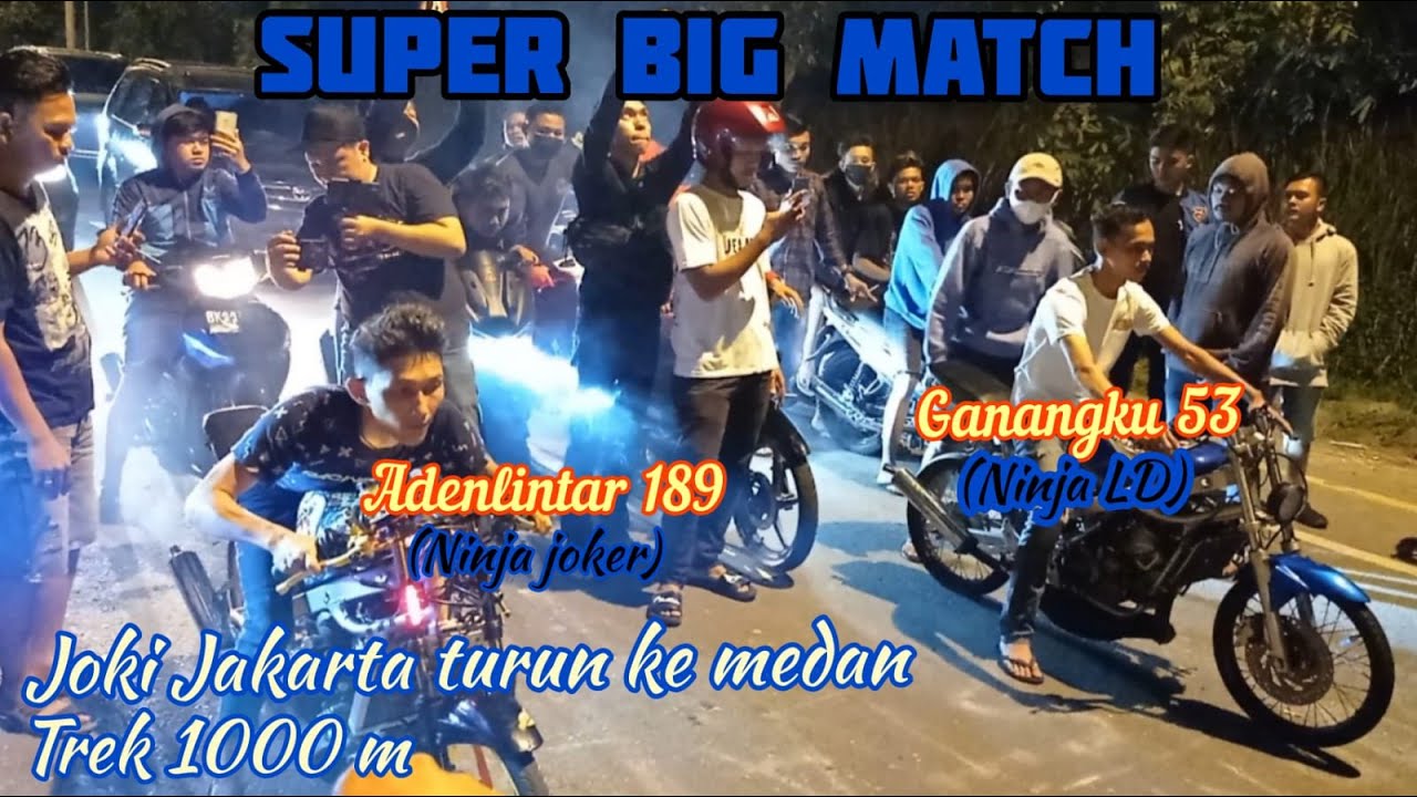 SUPER BIG MATCH JOKI JAKARTA TURUN KE MEDAN || ADENLINTAR JUMPA ...