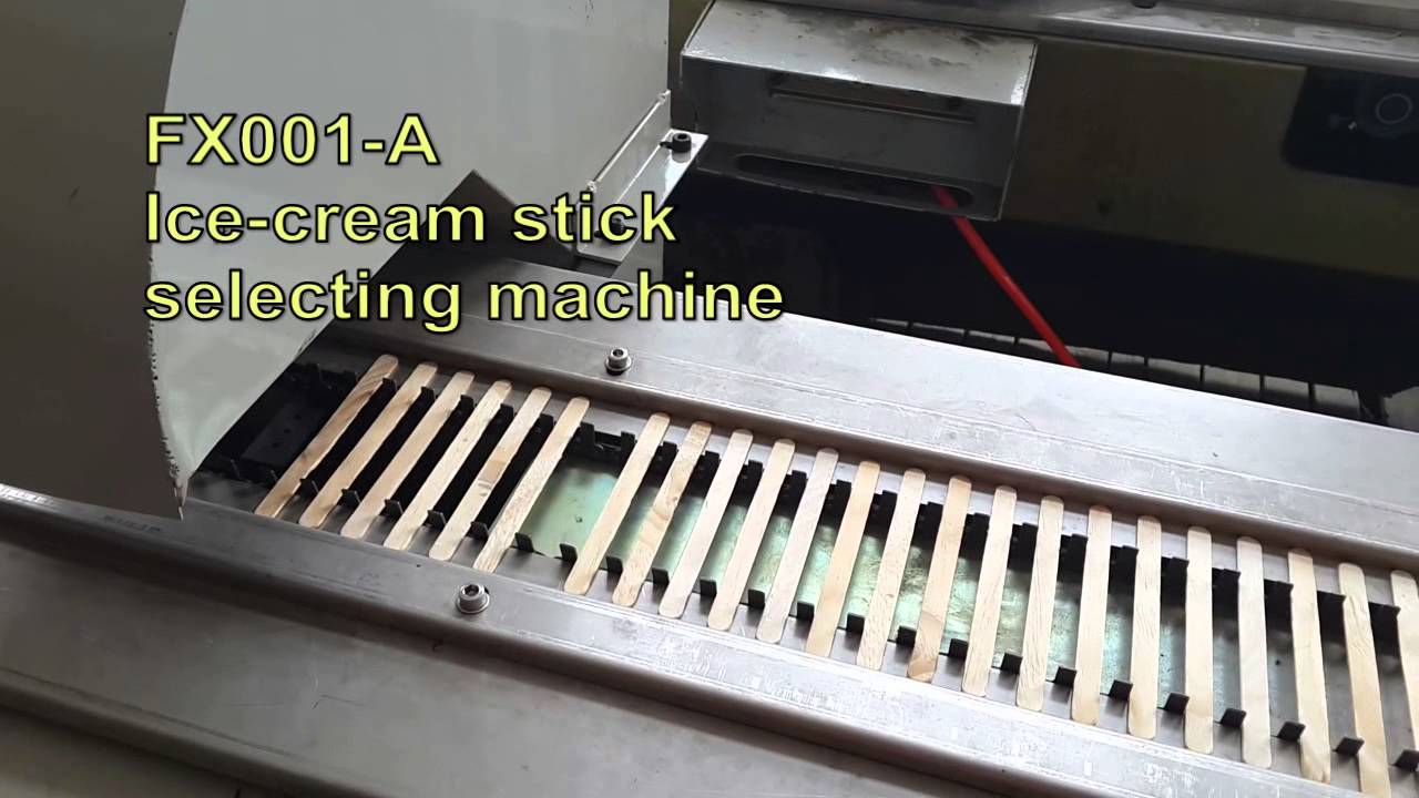 ICE CREAM STICK SELECTING MACHINE (FX001-A)-BEST QUALITY - YouTube