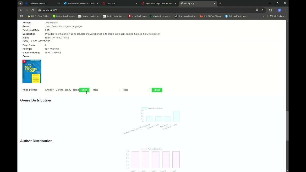 Library App part 2 - YouTube