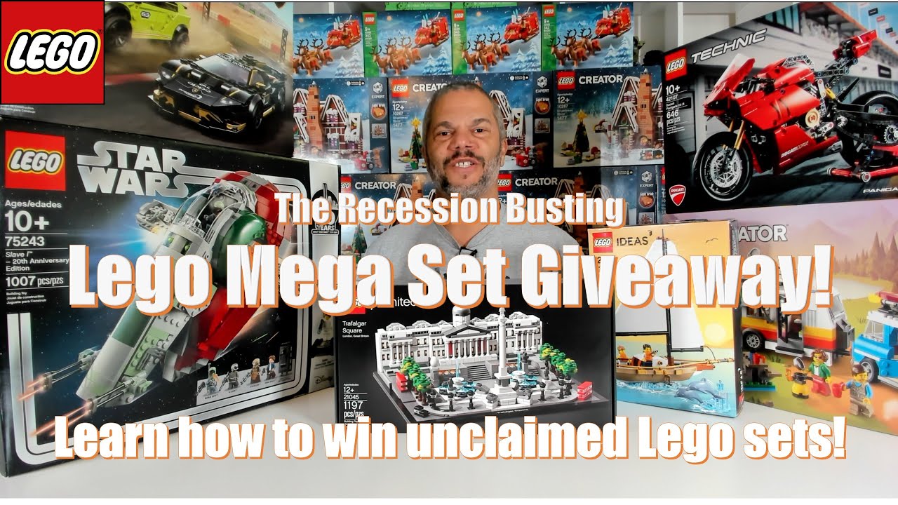 The Lego Recession Buster Mega Set Giveaway! Learn how to win unclaimed ...