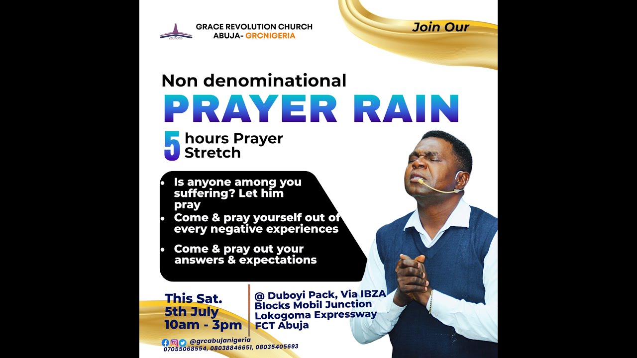 PRAYER RAIN 1ST NOVEMBER 2025 - YouTube