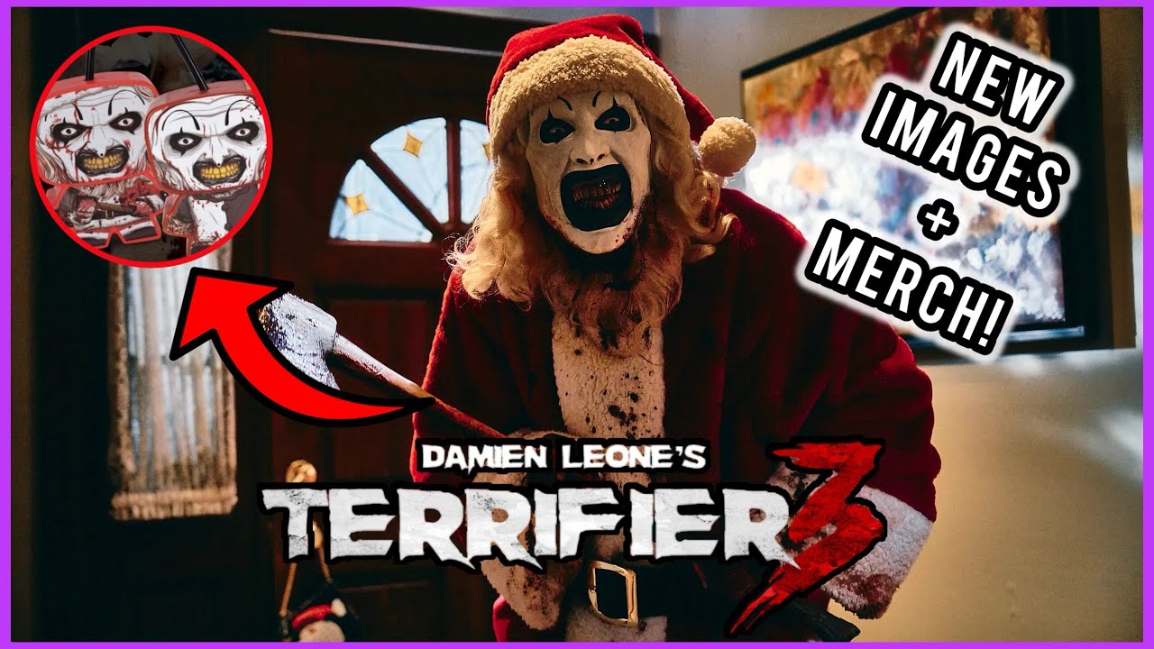 NEW IMAGES FROM TERRIFIER 3 + BRAND NEW TERRIFIER MERCH ANNOUNCED ...