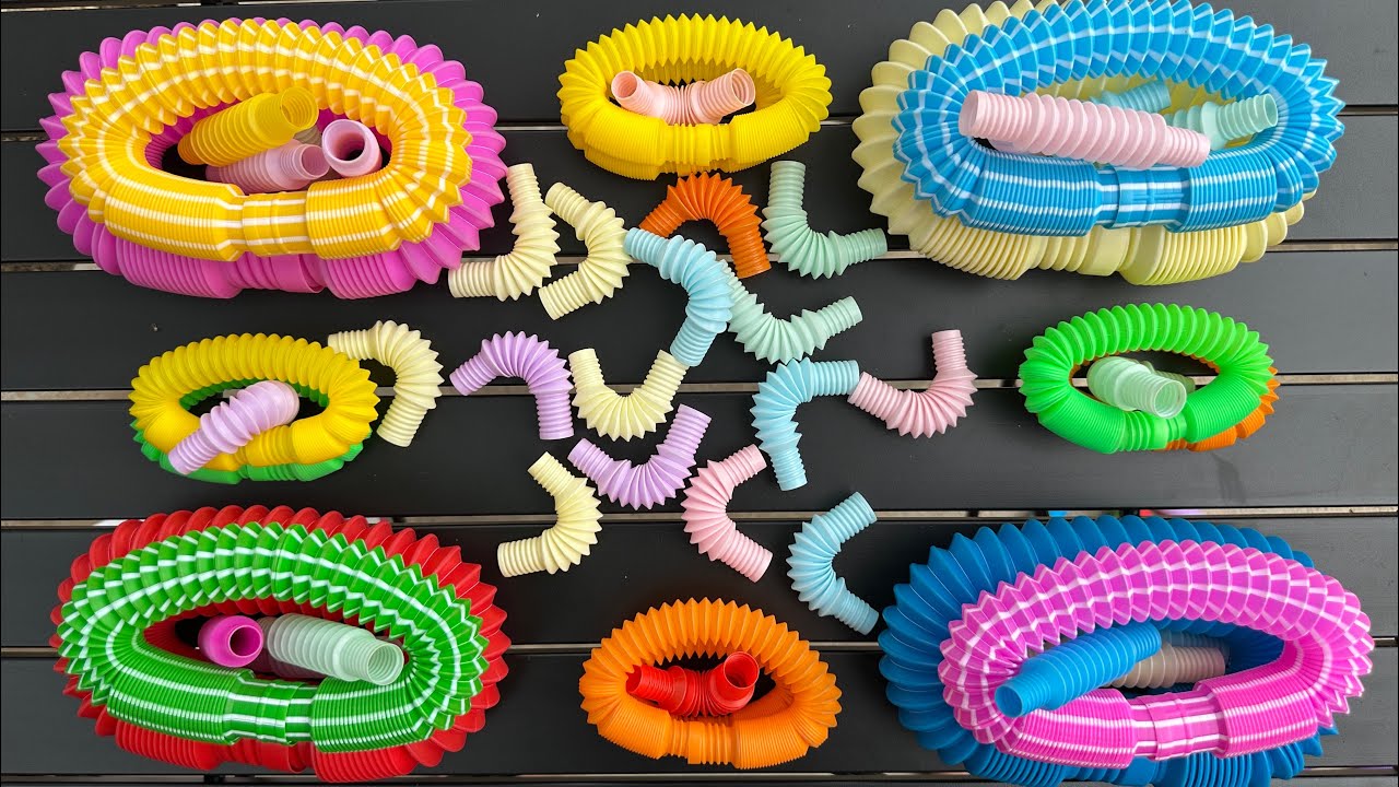 Episode 0002 : Pop Tube Style Colors Very Relaxing & Satisfying 🎃🎃 ASMR ...