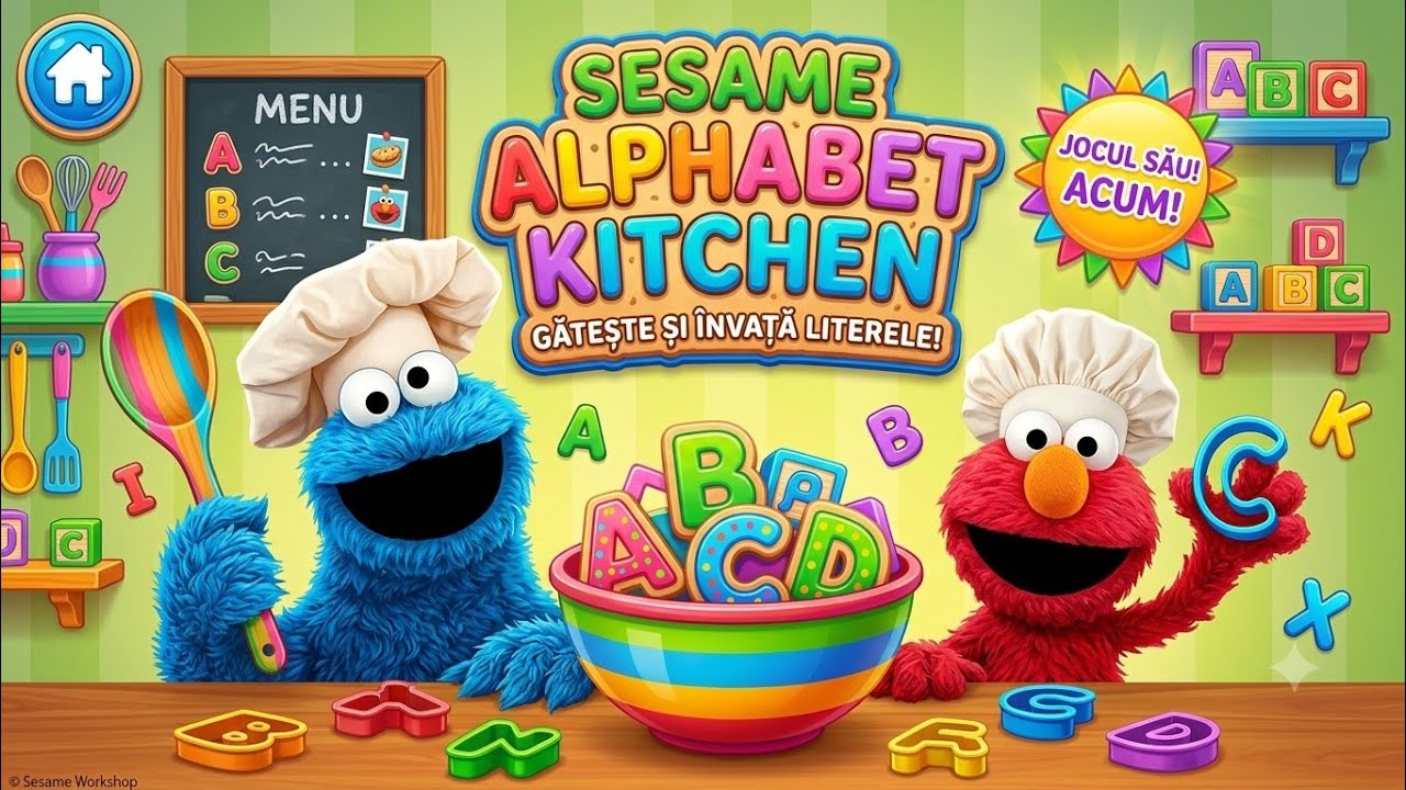 Sesame Street Alphabet Kitchen. Best Game for Kids - YouTube