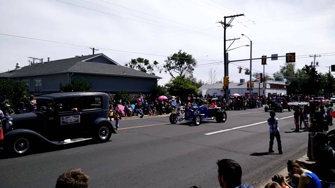 Commerce City - Memorial Day Parade - Antique Cars - YouTube
