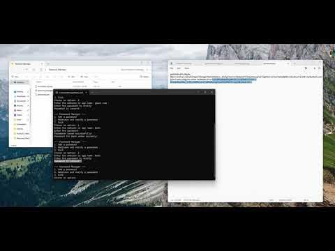 Password Manager Python Script using AES Encryption & Password Hashing and Salting - YouTube