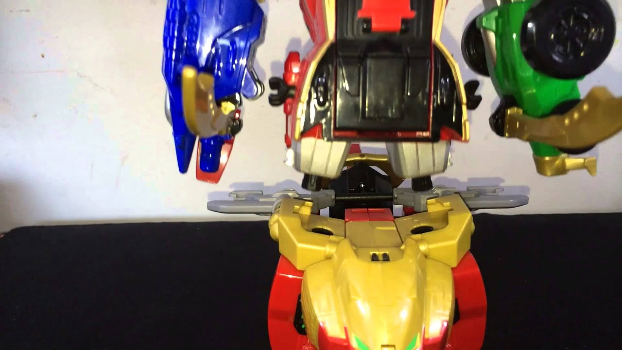 Legendary wild force/ samurai megazord - YouTube