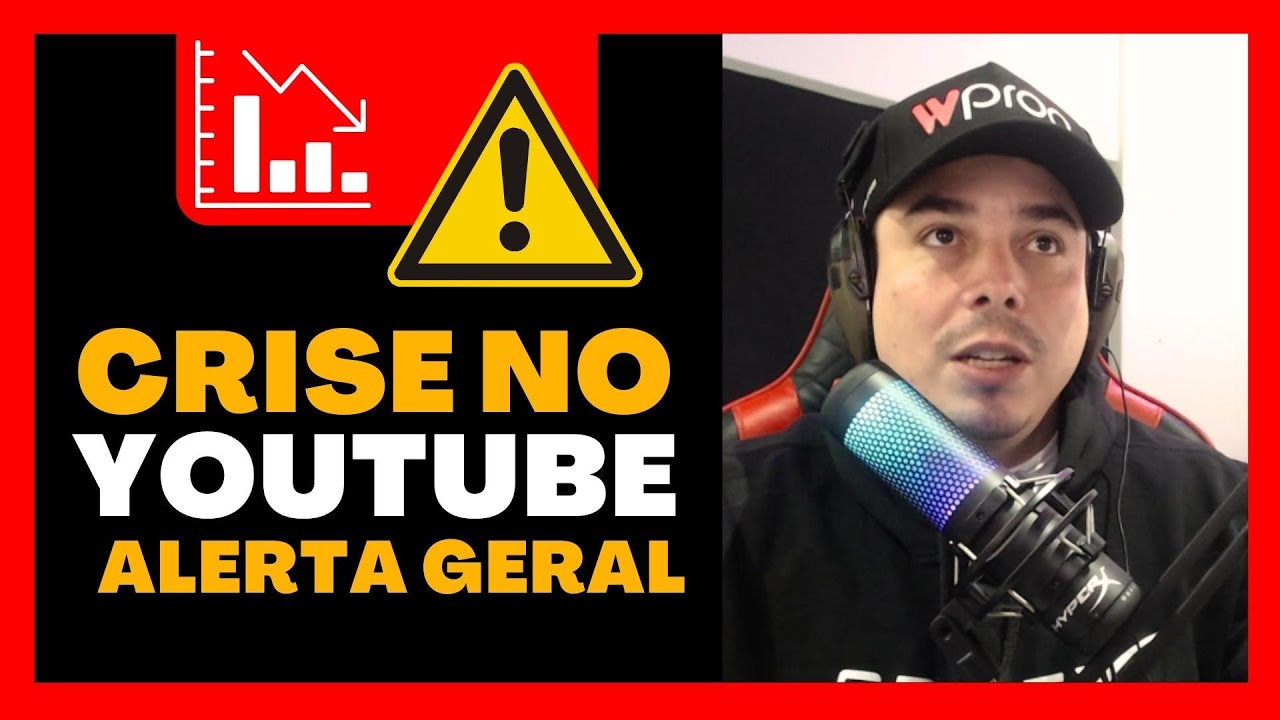CRISE NO YOUTUBE ALERTA CANAL VISUALIZAÇÕES INSCRITOS ADSENSE ...