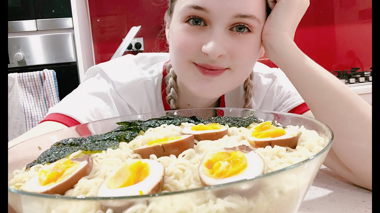 GIANT Ramen Challenge (ft. Molly Schuyler & Katina Eats Kilos) | GIRLS ...