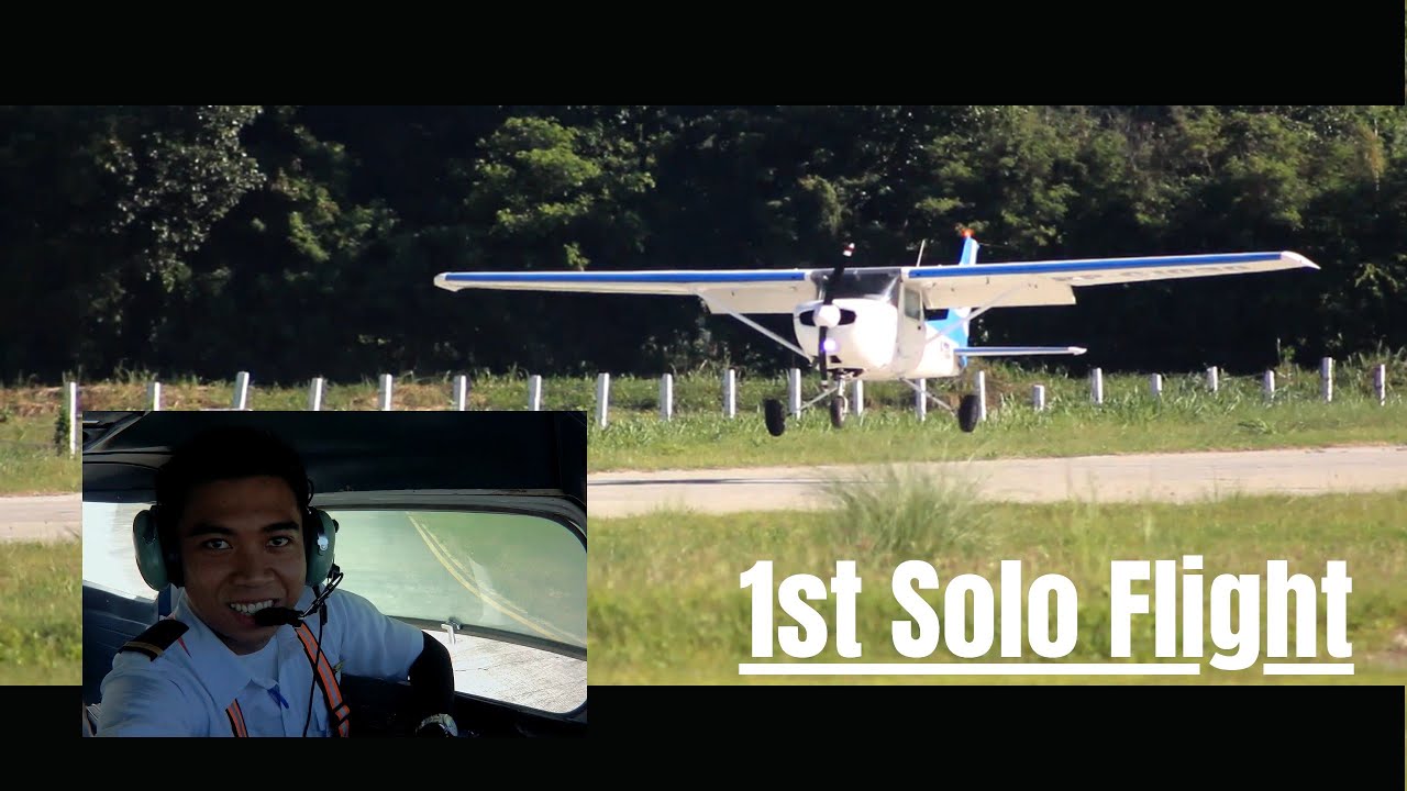 My First Solo Flight - YouTube
