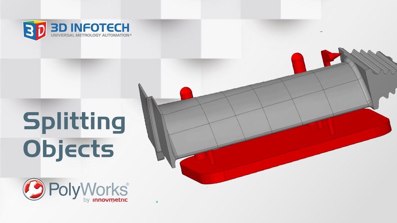 Splitting Objects | PolyWorks Tips & Tricks - YouTube