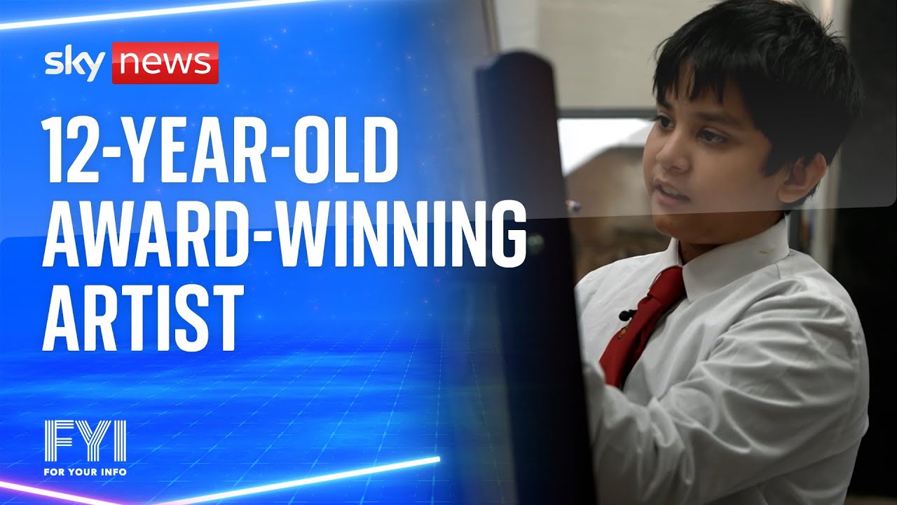 Meet the 12-year-old award-winning artist - YouTube