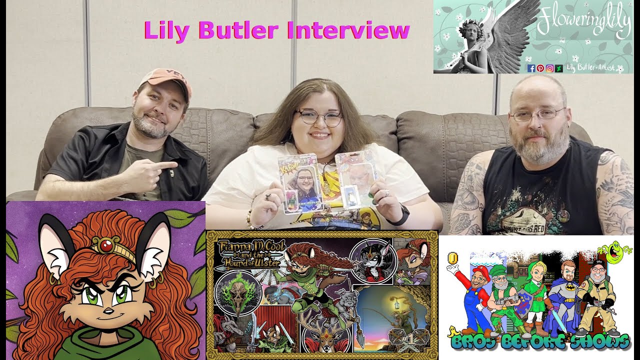 Bros Before Shows - Episode 104 - Lily Butler Comic Artist - YouTube