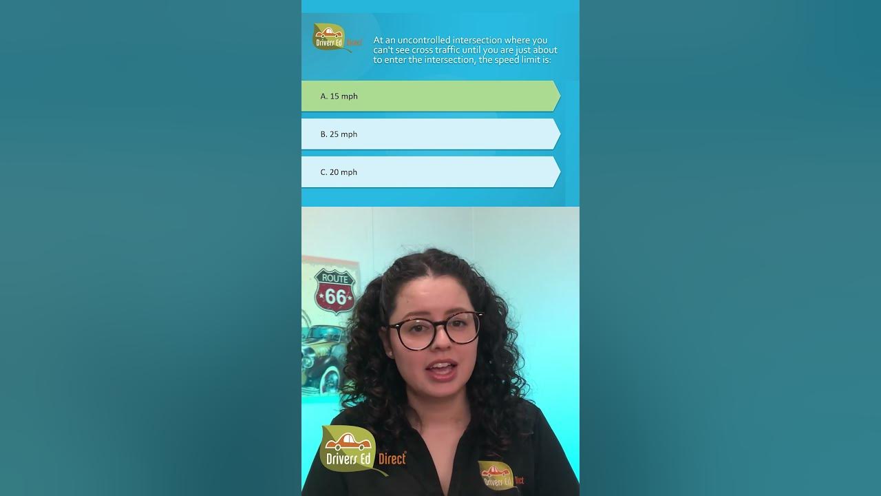 Uncontrolled Intersection rages "Slow Down You Move to Fast!" : Permit Quiz Liz Hardest DMV Q&A ...