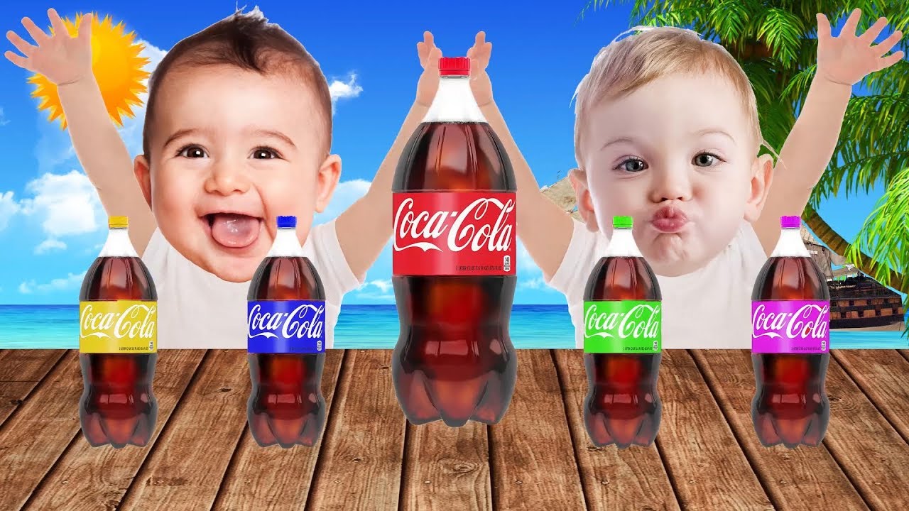 🍭Funny Baby with Tantrum and Crying for Coca Cola Lollipops Learn ...