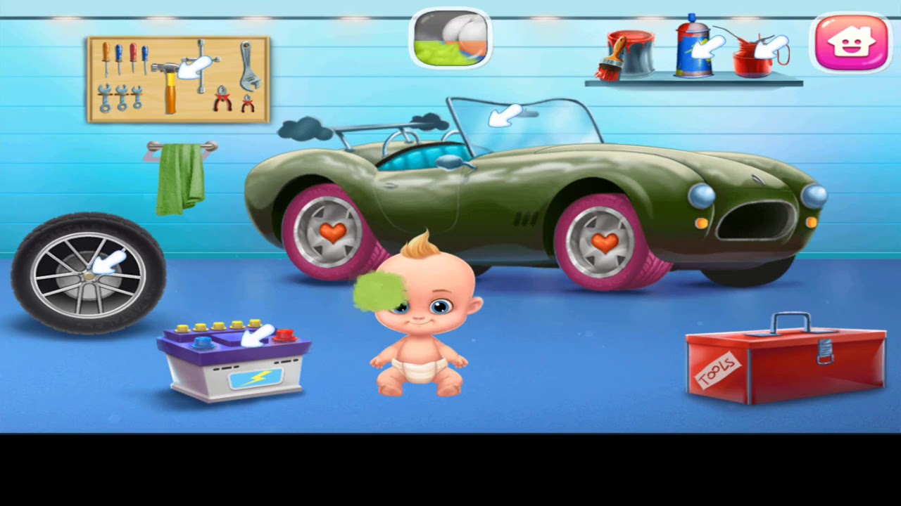 Fun Baby Care Games For Kids - Smelly Baby Farty Party - Kids Learn ...