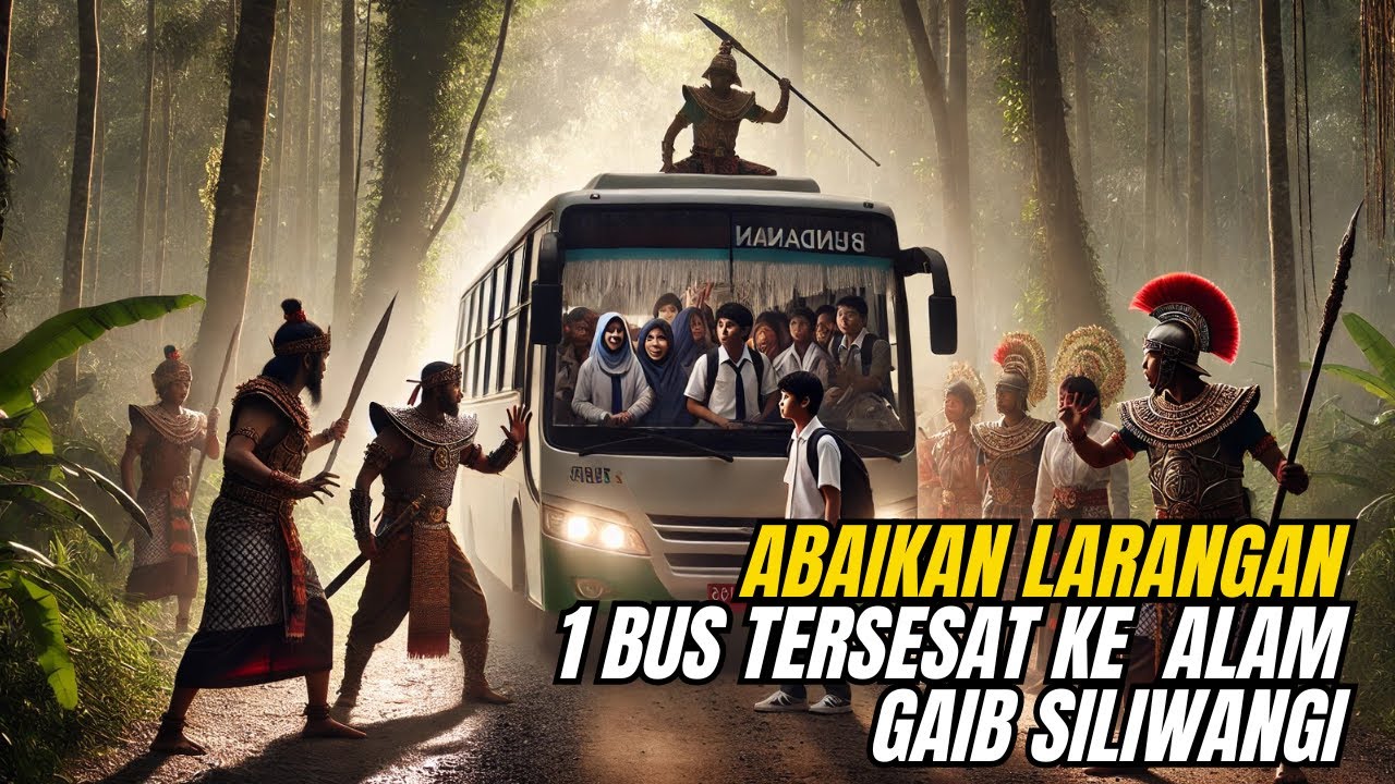 MELAWAN LARANGAN STUDY TOUR, 1 BUS PARIWISATA MASUK KE WILAYAHAN GAIB ...