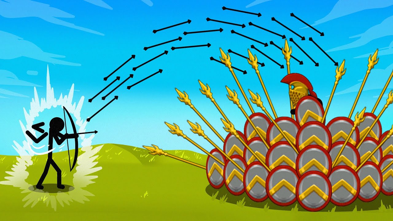Our Arrows Block Out The Sun In Archers Only Challenge - Stick War 3 ...