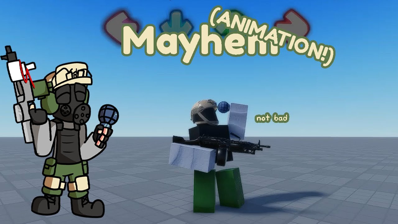 Mayhem - Roblox Friday Night Site (ANIMATION) - YouTube