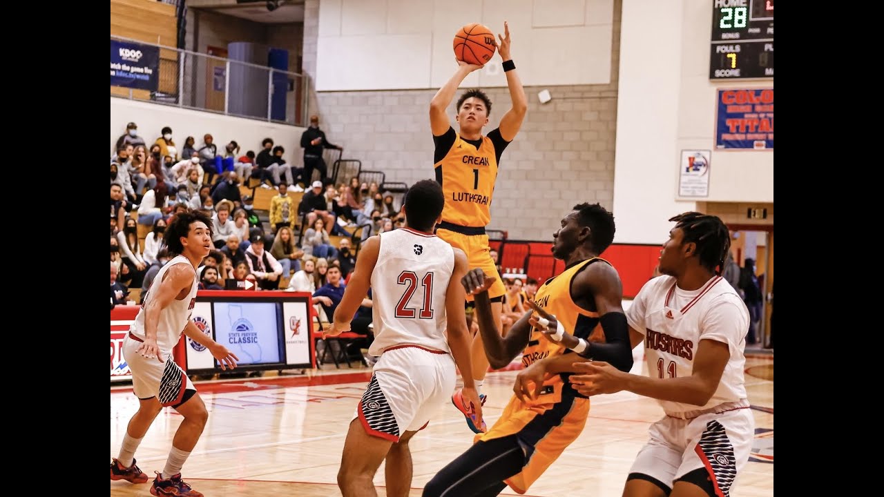 Rui Han Basketball class of 2022, 6’4 PG, 195lb, Crean Lutheran 2021 ...