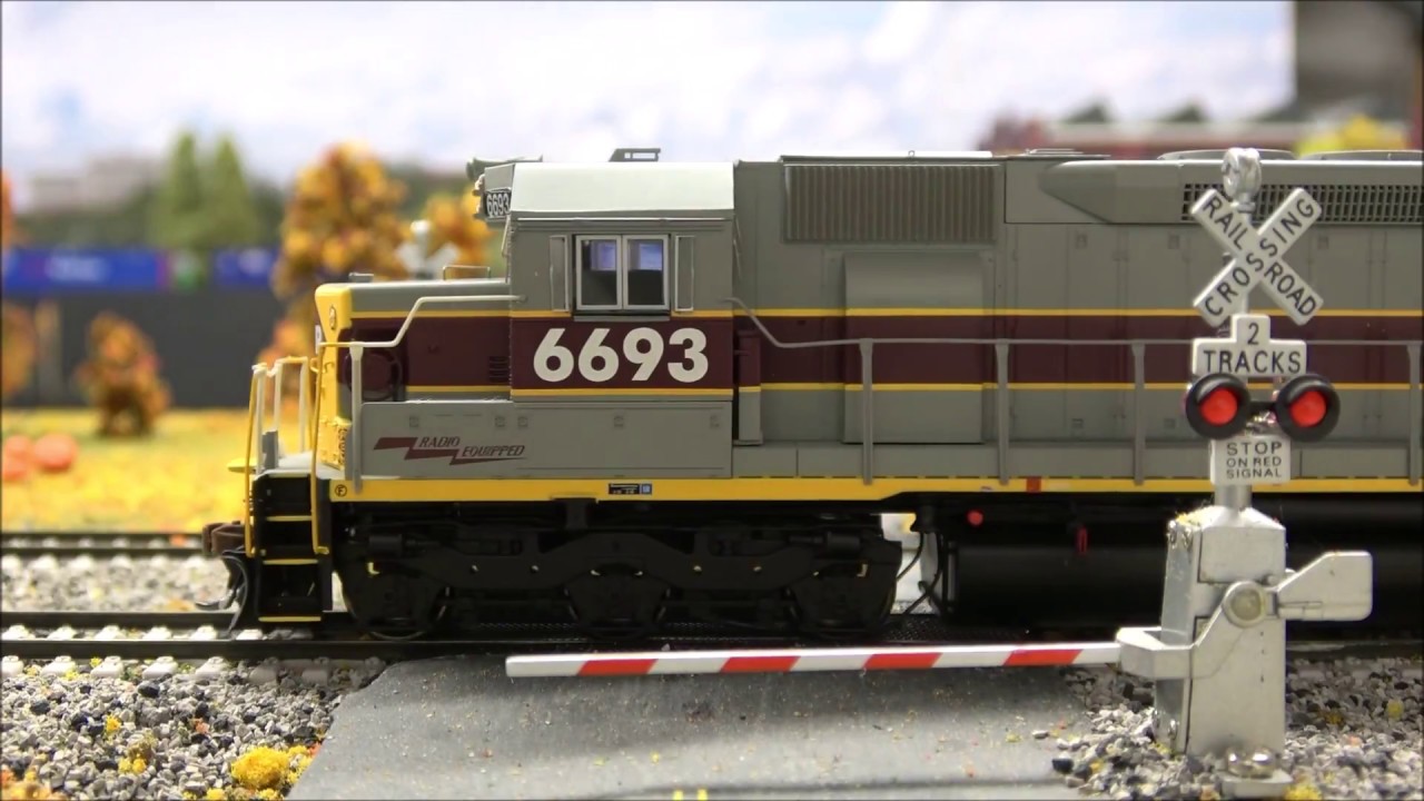 Product Demo: Athearn SDP45 Conrail Ex Erie Lackawanna w/ Tsunami 2 ...