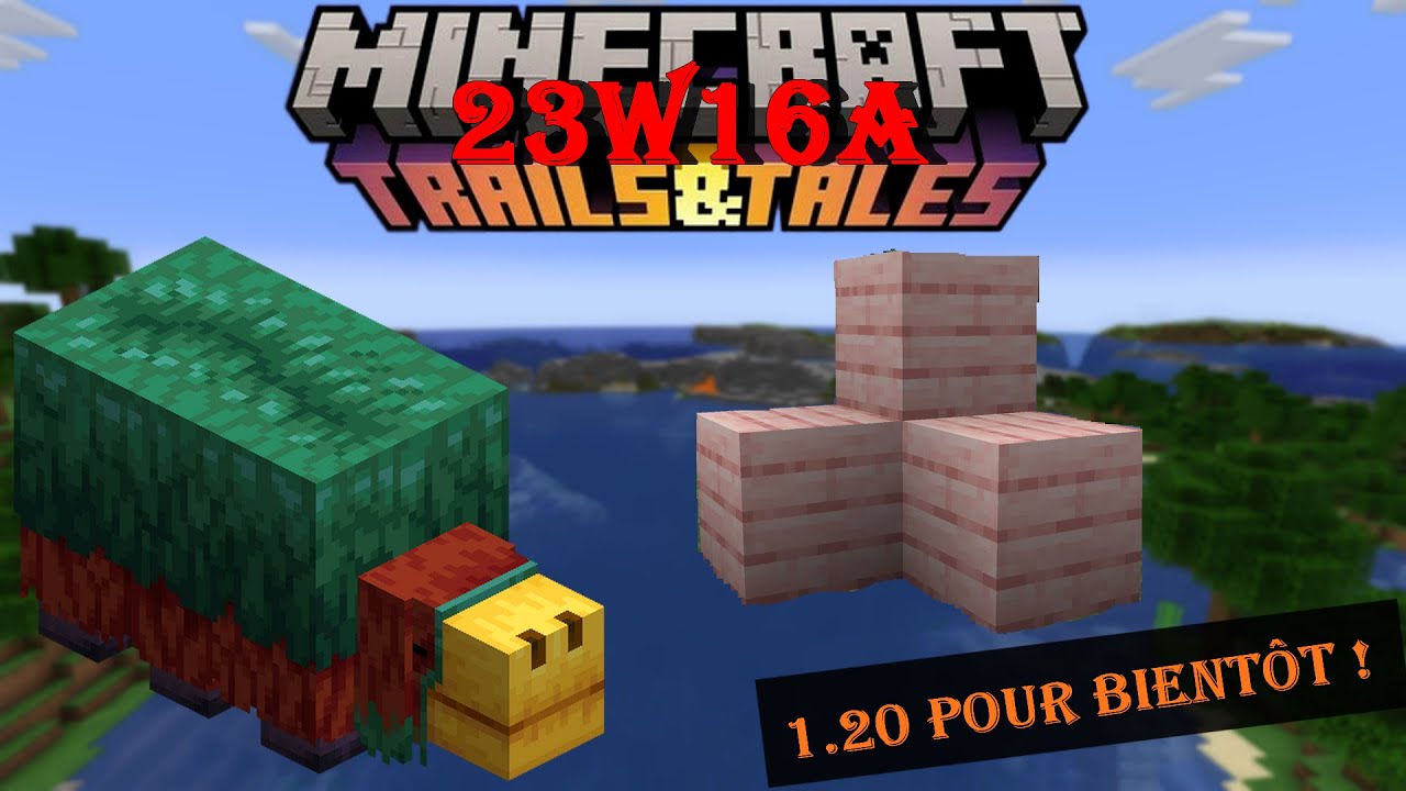 La 1.20 pour mai ? | Snapshot 23w16a : Minecraft 1.20 - YouTube