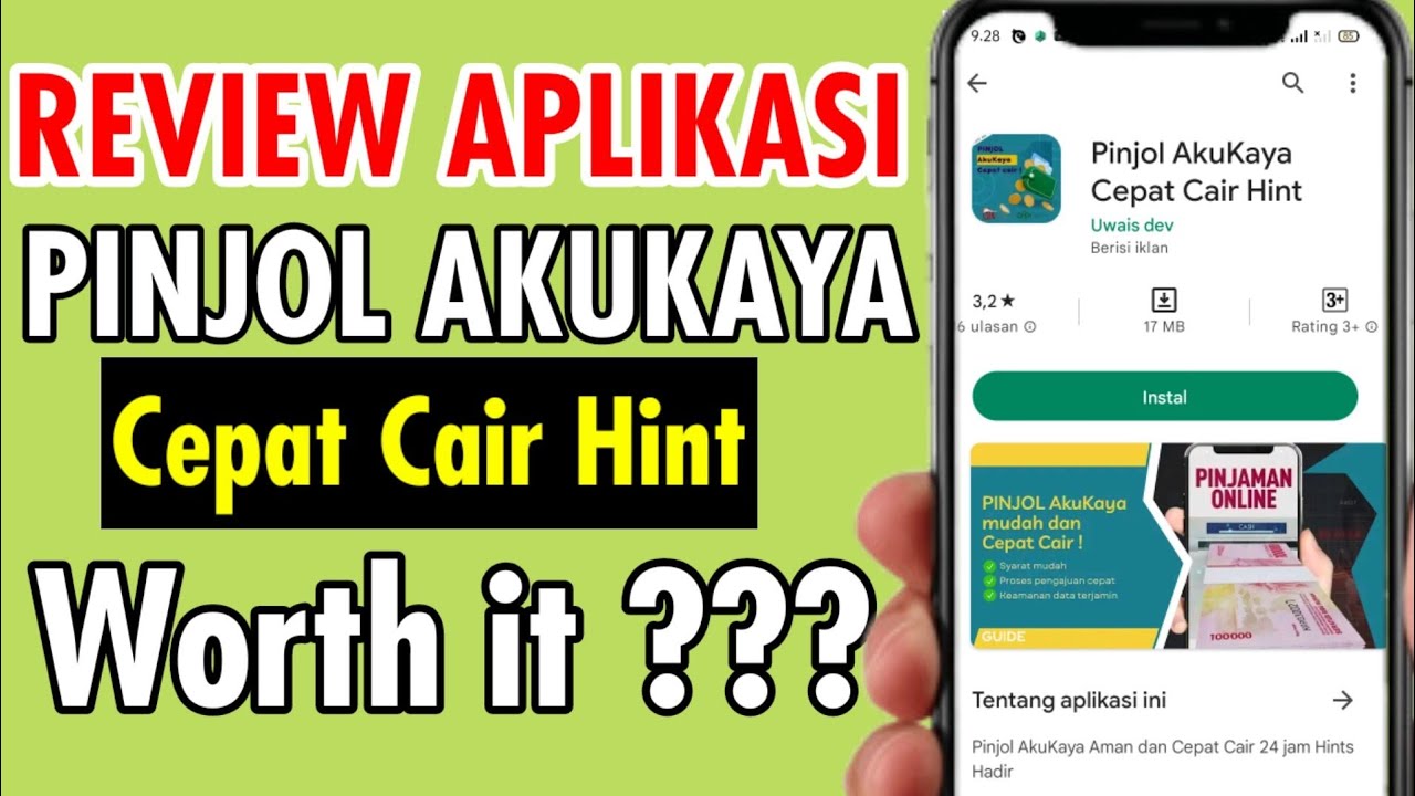 Terbaru !! Review Apk Pinjol Akukaya Cepat Cair Hint - Worth it ...