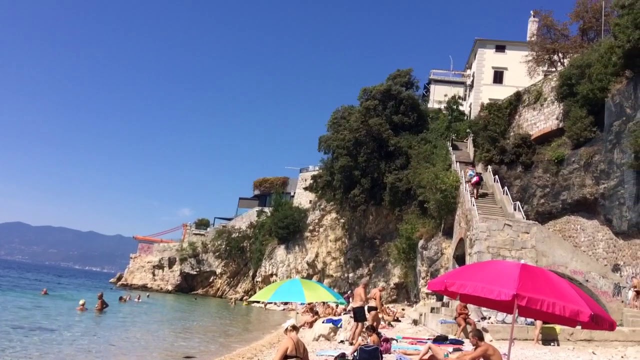 Sablicevo beach Rijeka - YouTube