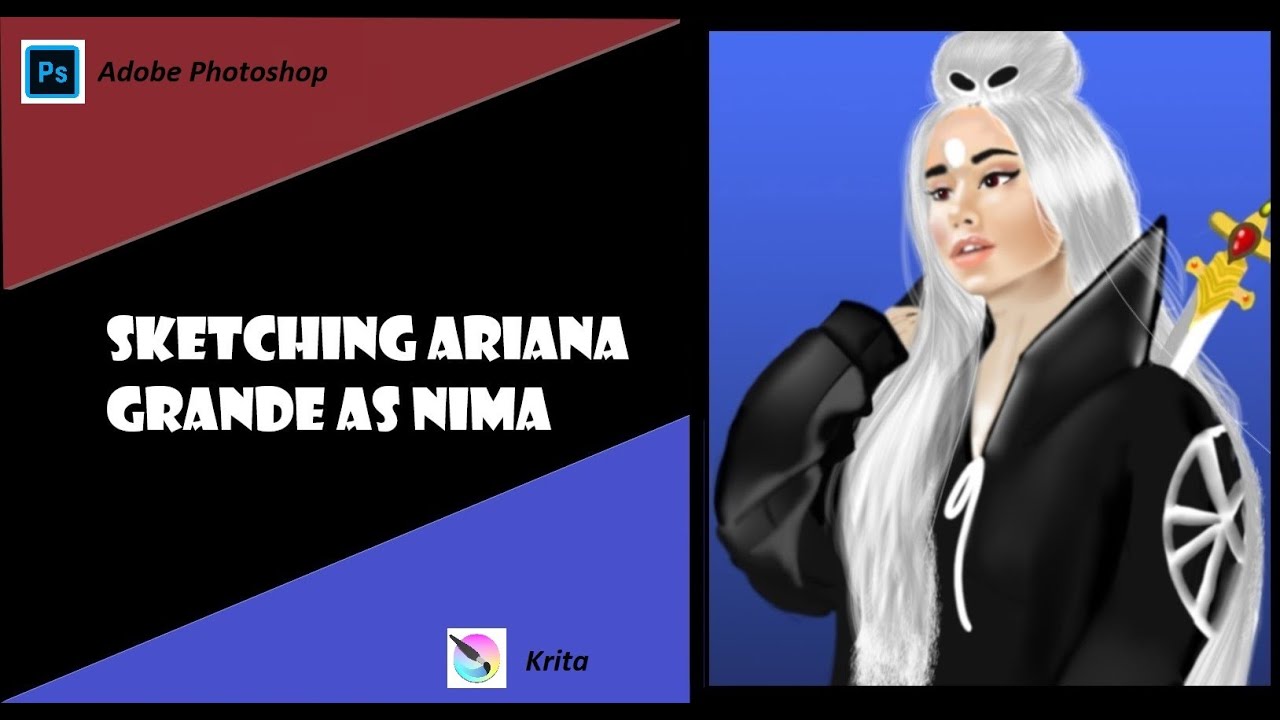 Ross Draws inspired, Ariana as NIMA sketch. - YouTube