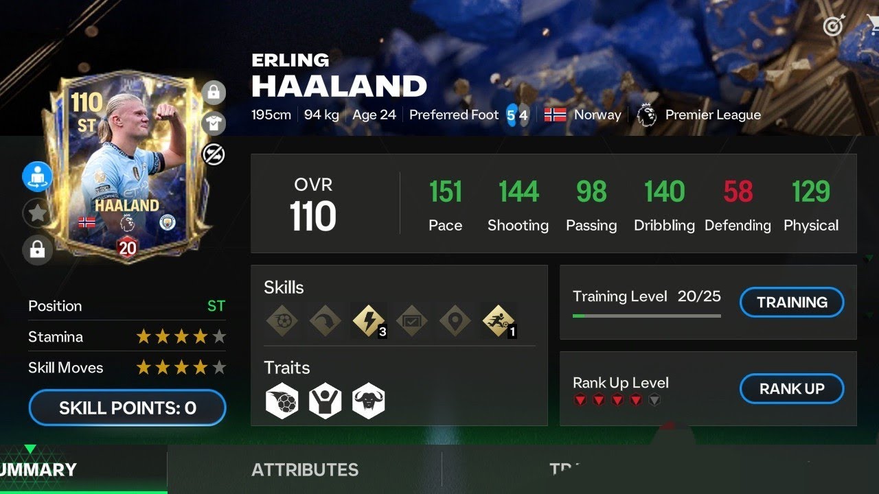 HAALAND 106 review #fc25 FC mobile #fc25 2025 NS NAZMUL - YouTube