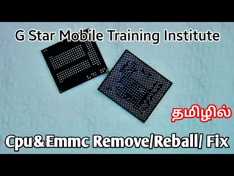 CPU & Emmc Remove/Reball/Fix | Mobile Training In Salem | G Star Mobile ...